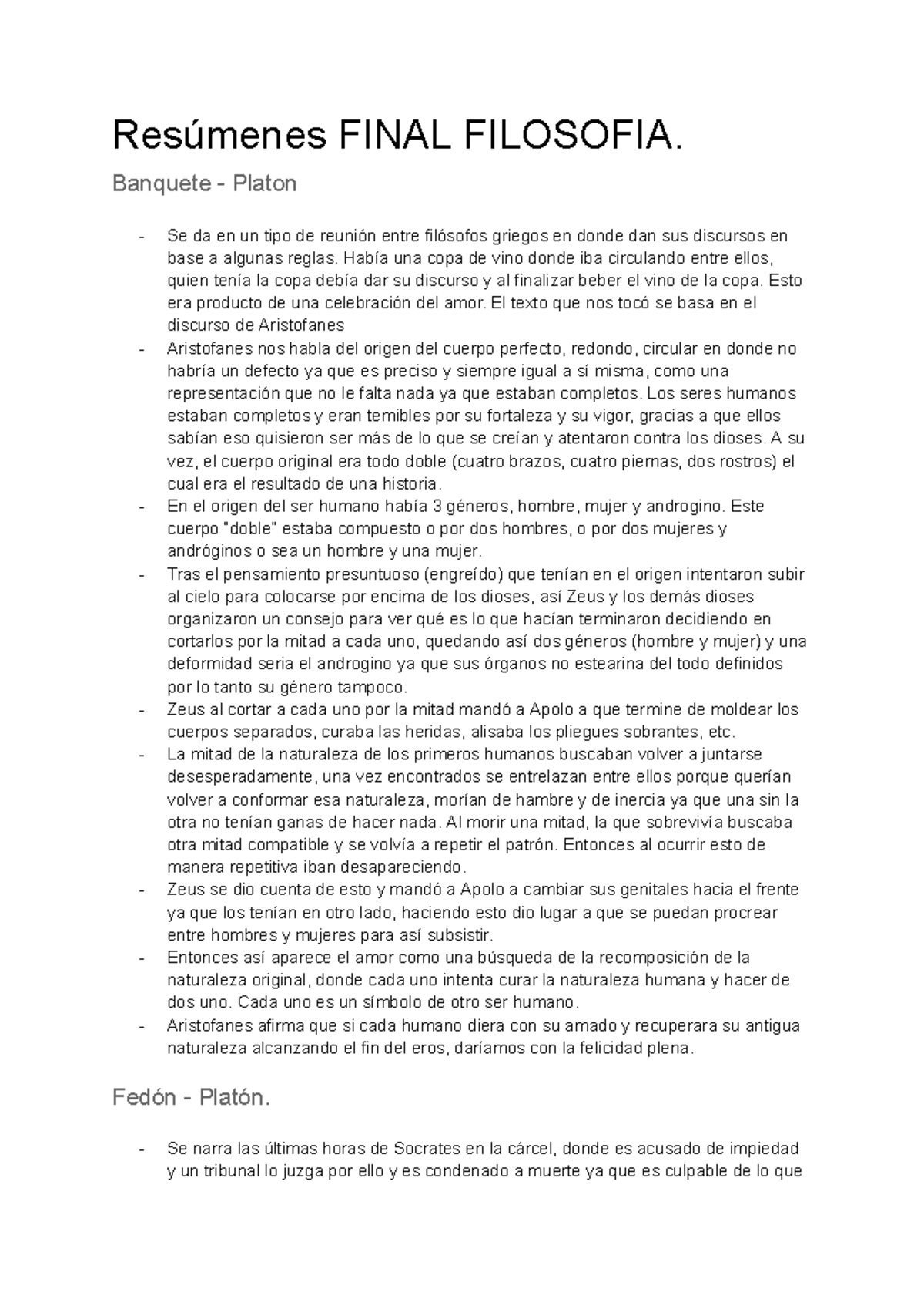Resumen Final de Filosofía: Temas Clave y Análisis Crítico FILO - Studocu