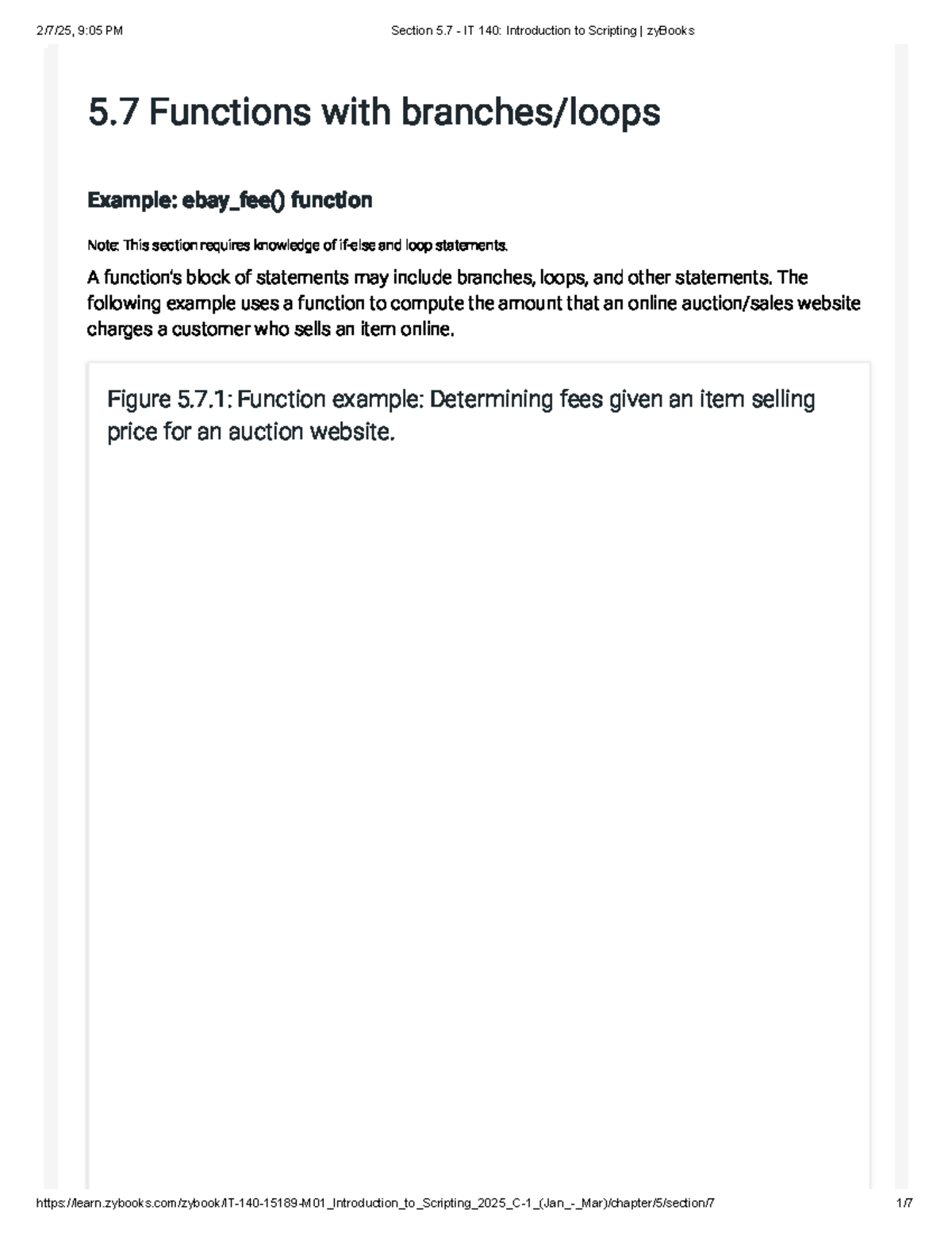 Functions with Branches and Loops: Analysis and Practice Assignments - Studocu