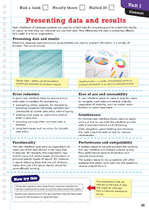 Sample assessment material Unit 1 Information Technology Systems - Pearson BTEC Level 3 National ...