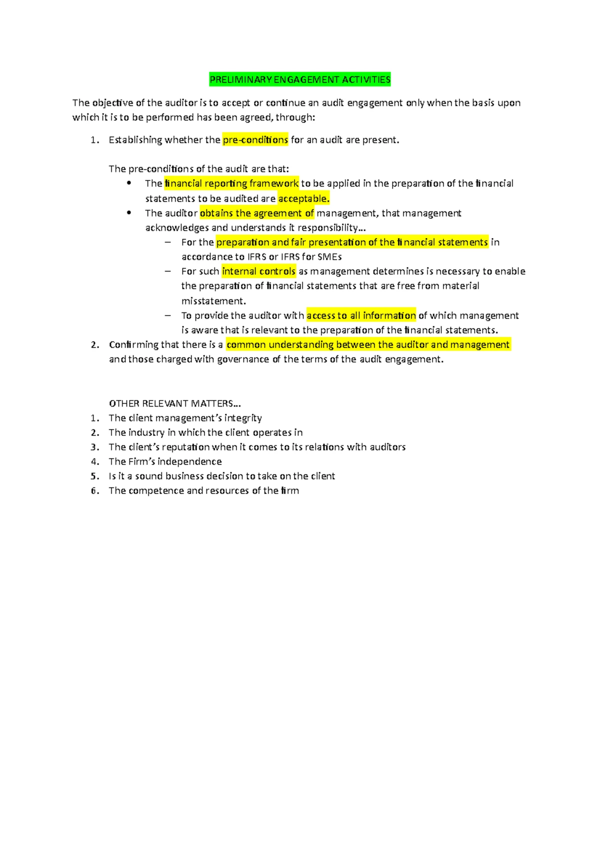 KING IV CODE - Summary of KING IV code - KING IV CODE (has 17 ...