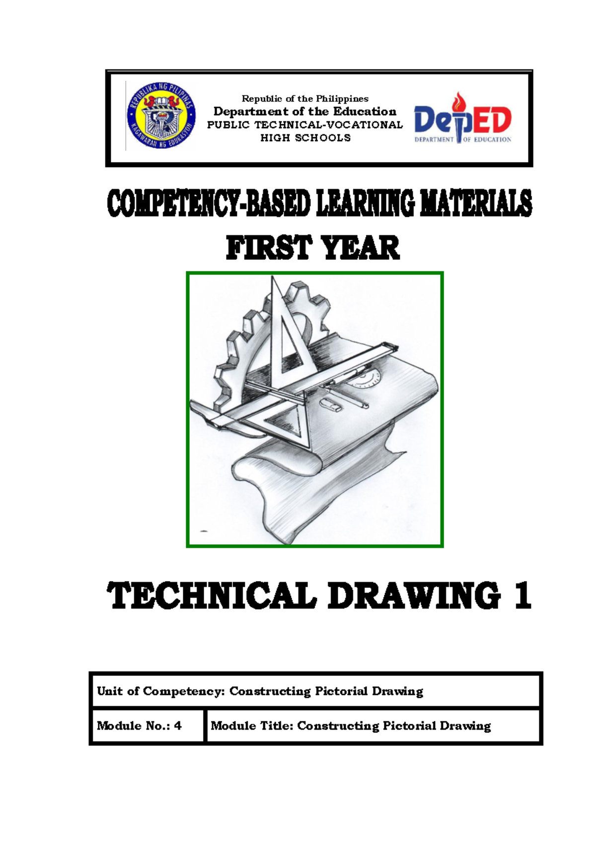 Y1 TECHNICAL DRAWING 1 Module 4: Constructing Pictorial Drawings - Studocu