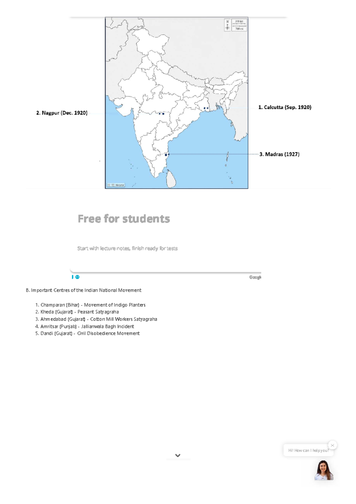 Map Items for CBSE Class 10 SST 2025-26: Important Locations and ...