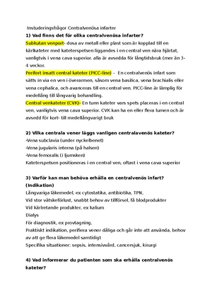 SBAR Mall – Akut Situation och Bedömning - Studocu