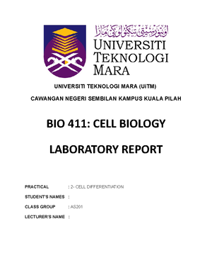 Lab Manual SB015 & SB025 - MATRICULATION DIVISION BIOLOGY LABORATORY ...