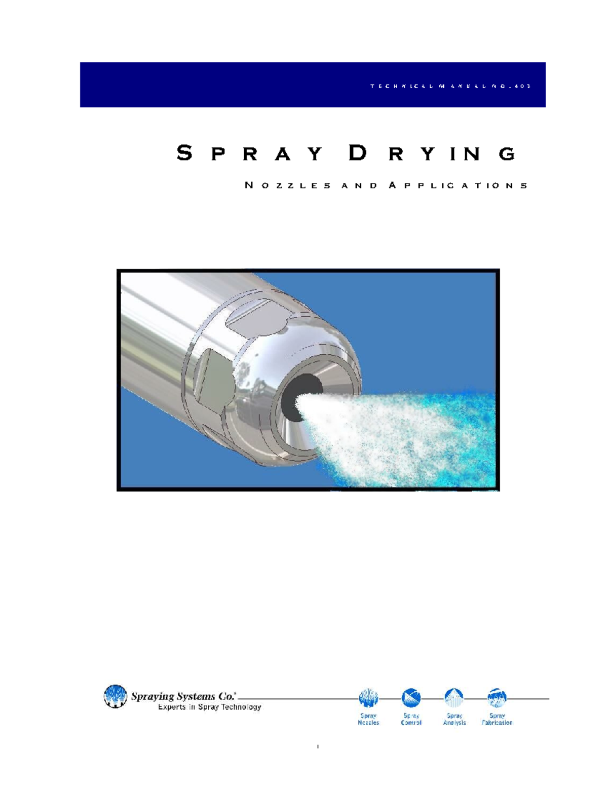 TM402 Technical Manual: Spray Drying Nozzles & Applications - Studocu