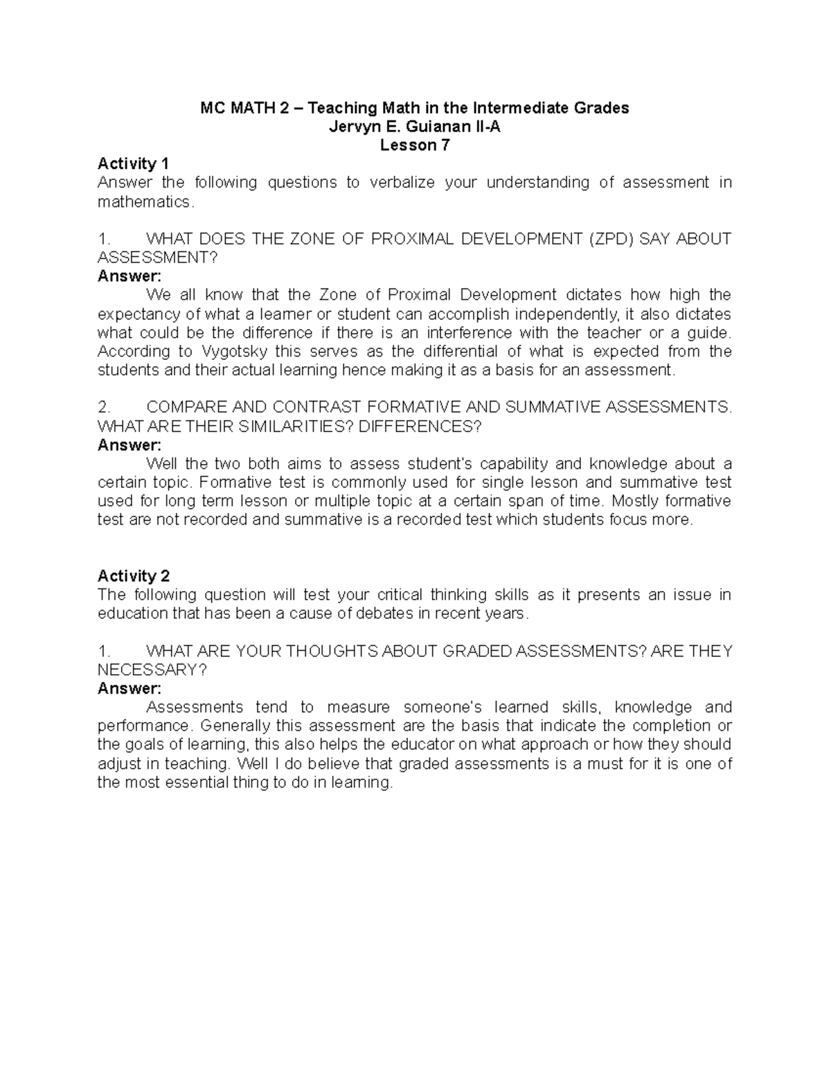 MC MATH 2- Lesson 7 - Activity - MC MATH 2 – Teaching Math in the ...