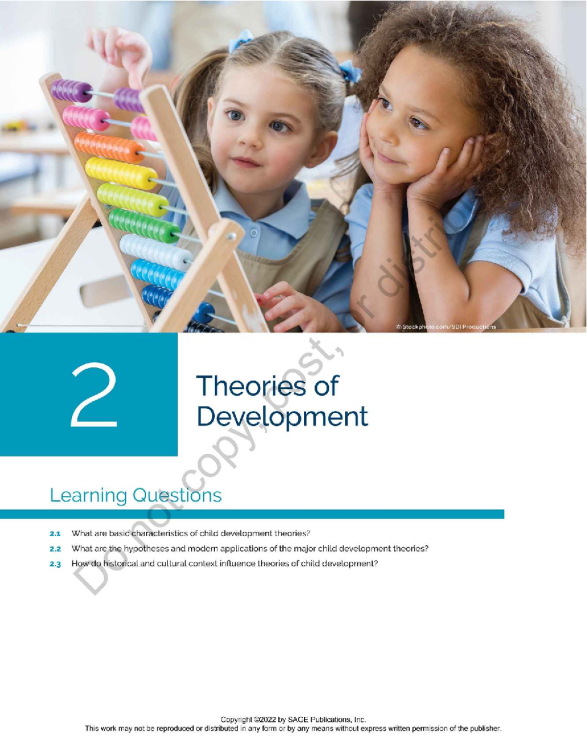 Final Exam Study Guide for Course XYZ: Theories of Child Development ...