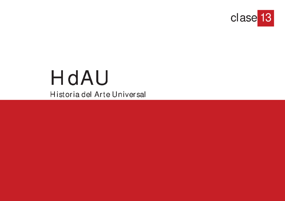 HdAU Historia del Arte Universal: Impresionismo y sus Influencias - Studocu