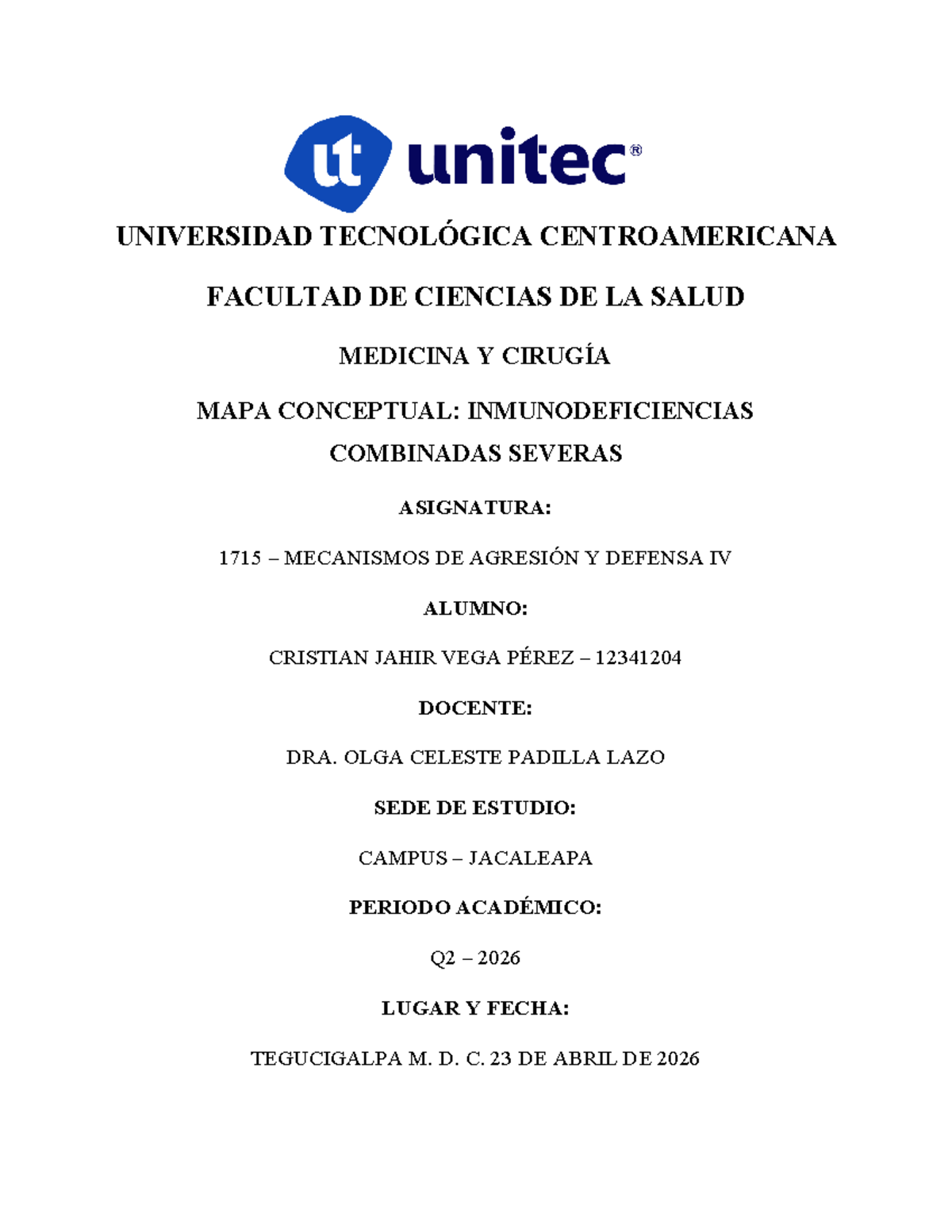 Mapa Conceptual: Inmunodeficiencias Combinadas Severas - 1715 - Studocu