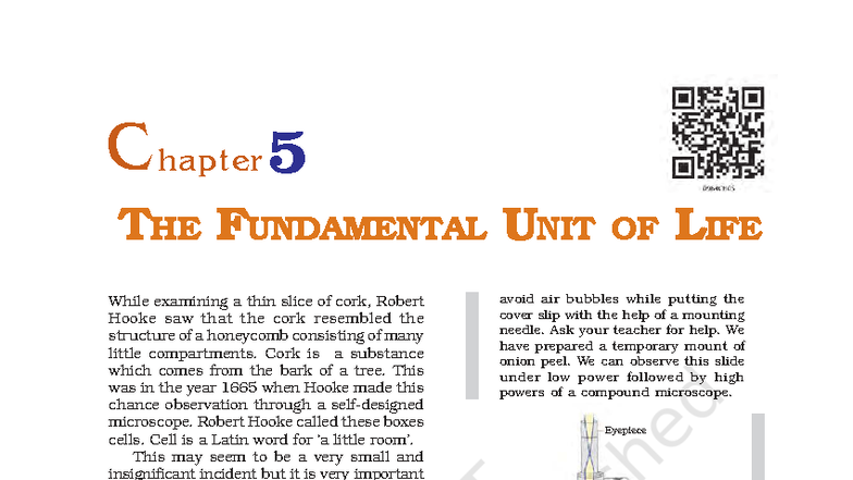 Chapter 5: The Fundamental Unit of Life (SCIENCE) - Studocu