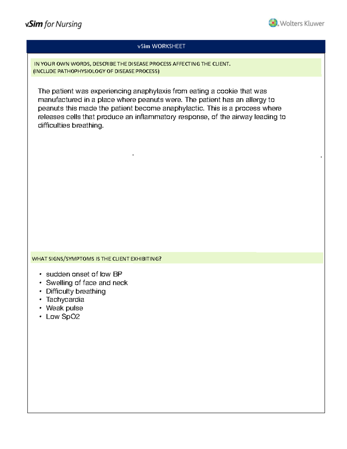 Vsim charlie snow - Vsim worksheet - ǀ^ŝŵ WORKSHEET /E zKhZ KtE tKZ ^͕ ...