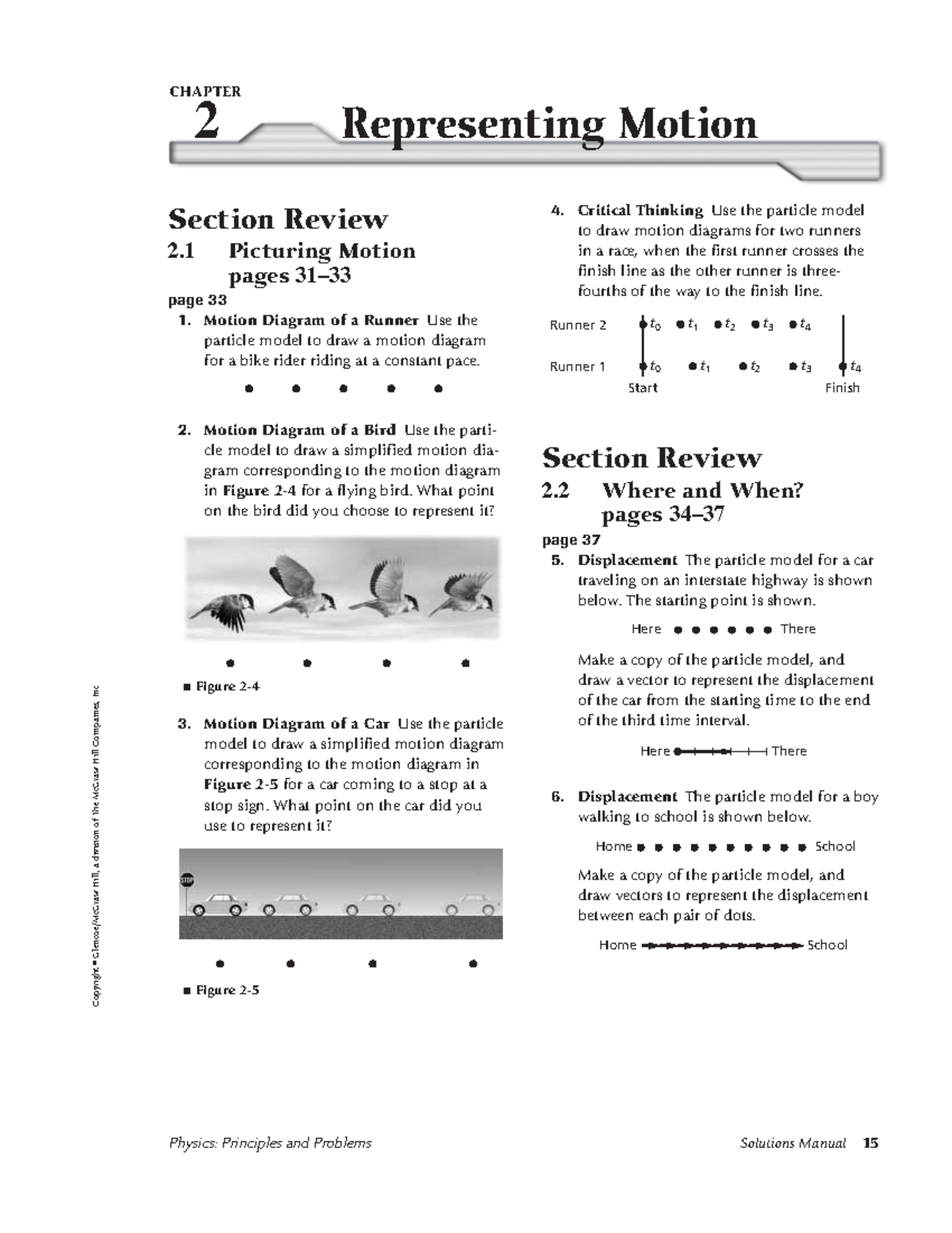 Chapter 2 - Representing Motion Solutions (Physics 101) - Studocu