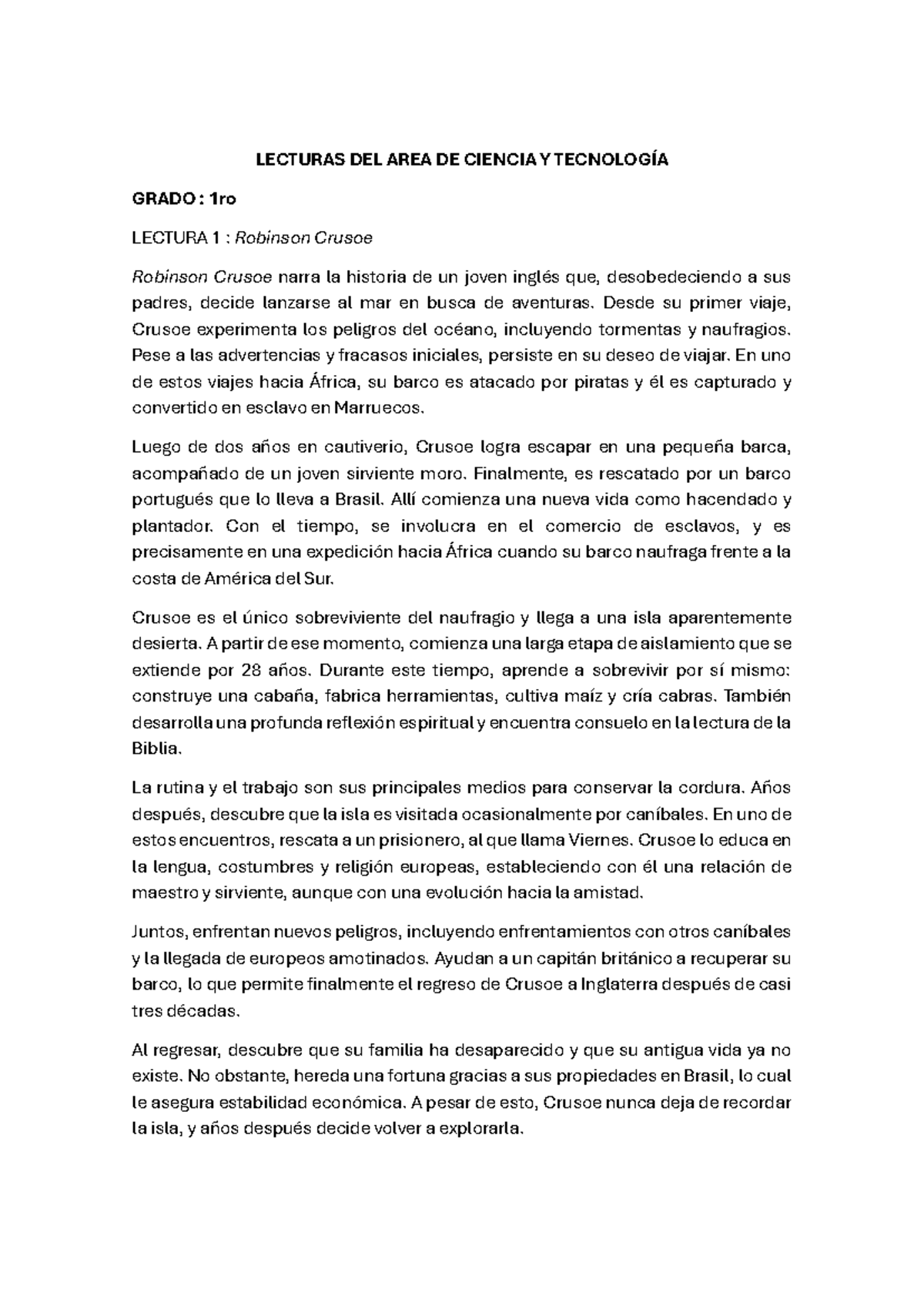 Lecturas de Ciencia y Tecnología: Análisis y Reflexiones Académicas ...