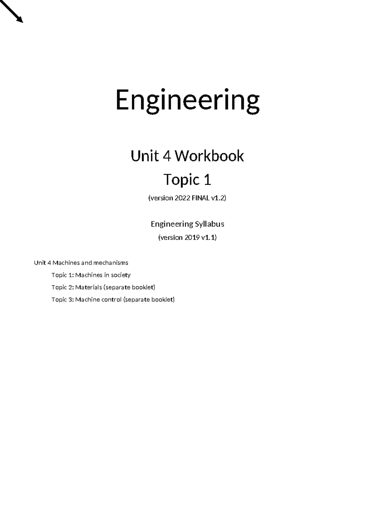 Engineering Unit 4: Machines and Mechanisms Overview (2022 Final) - Studocu