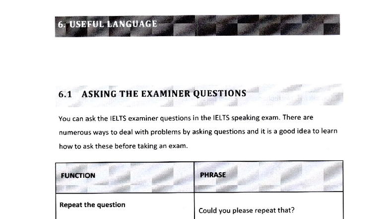 IELTS Speaking: Useful Phrases for Exam Success - Studocu
