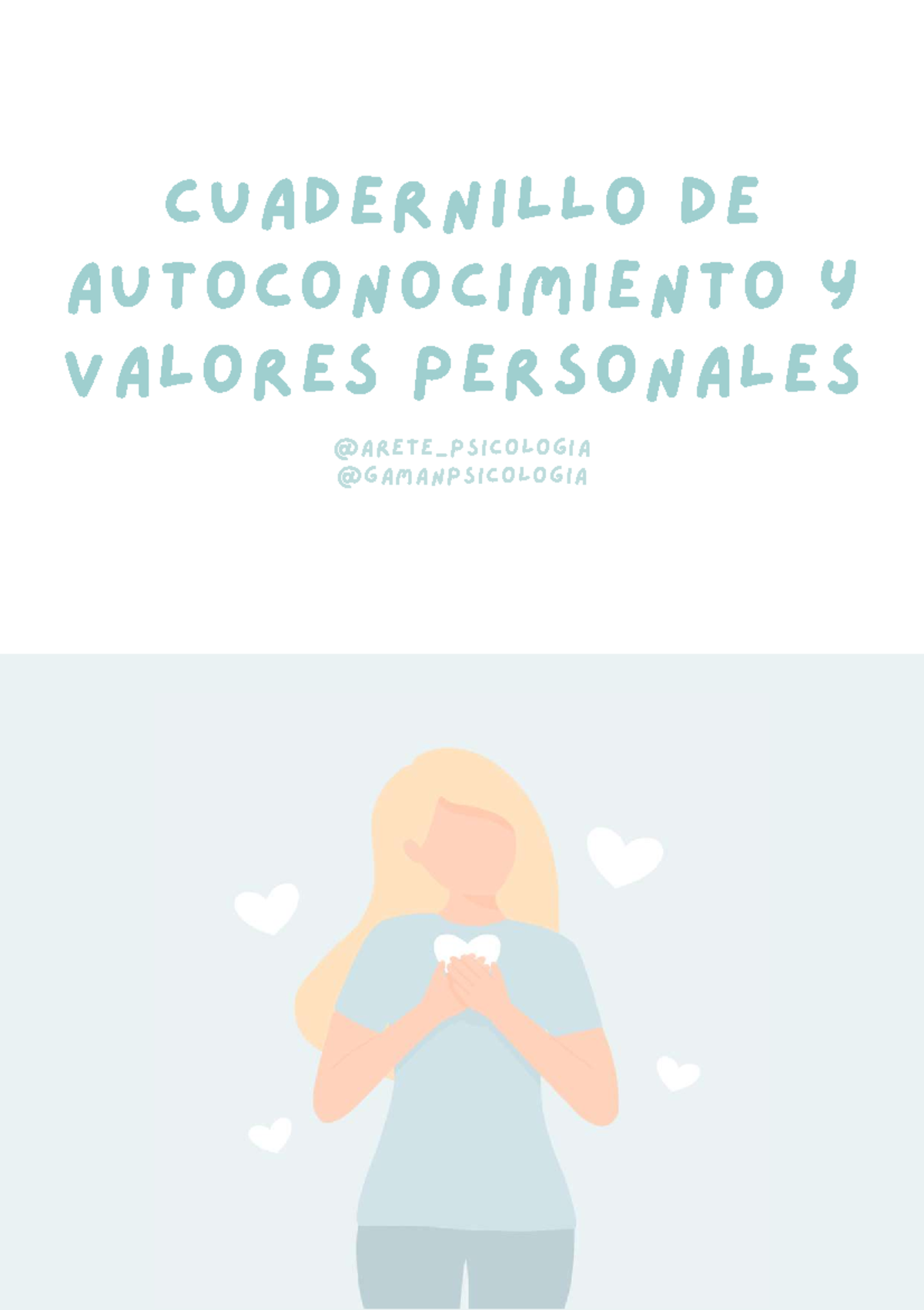Cuadernillo de Autoconocimiento y Valores Personales: Guía Práctica ...