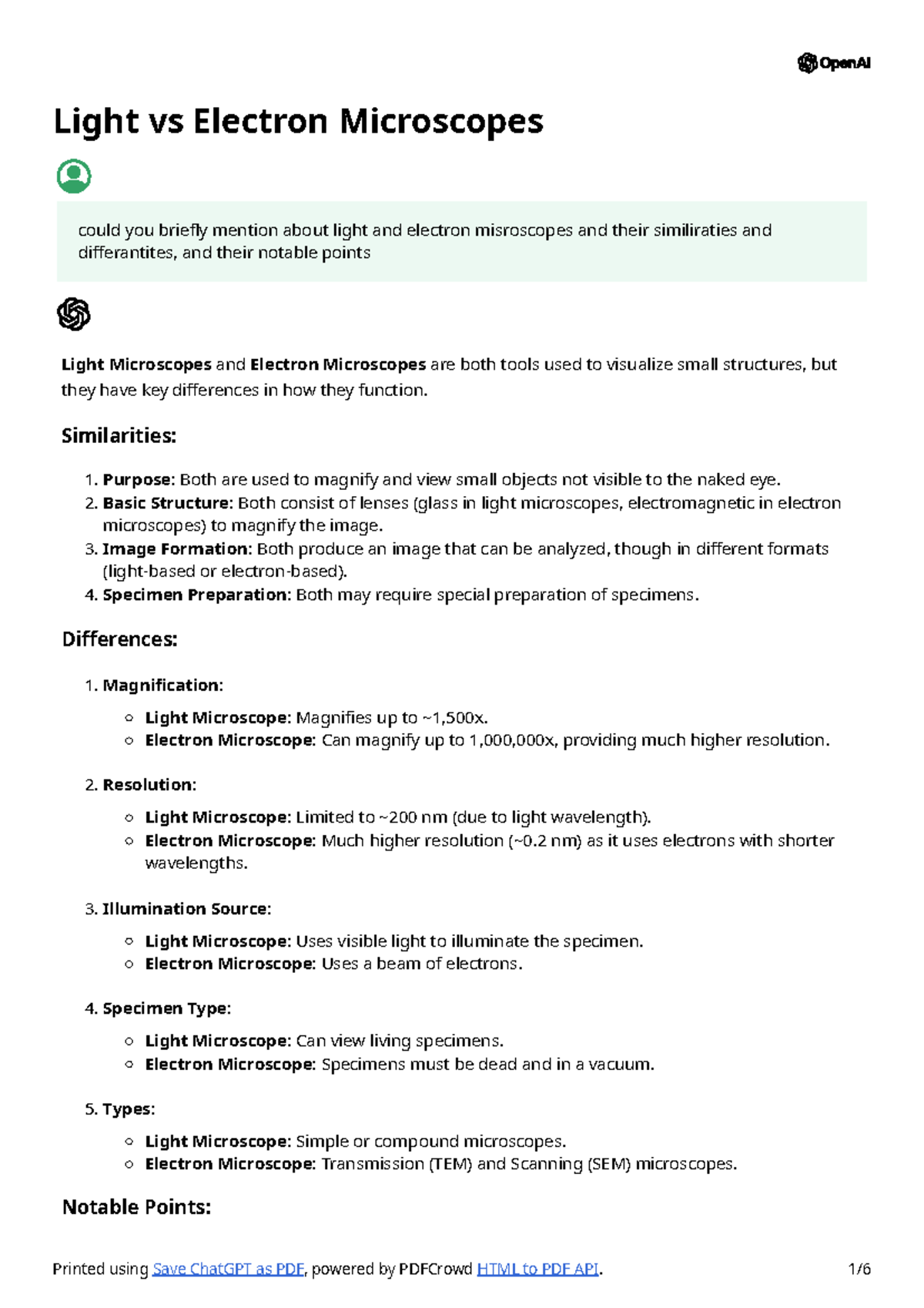 Comparison of Light & Electron Microscopes: Key Differences in Function ...