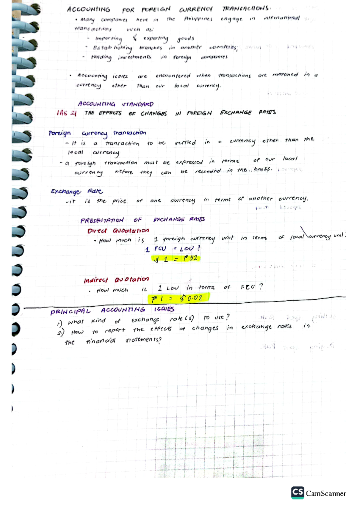 Forex Accounting Notes: Understanding Foreign Currency Transactions ...
