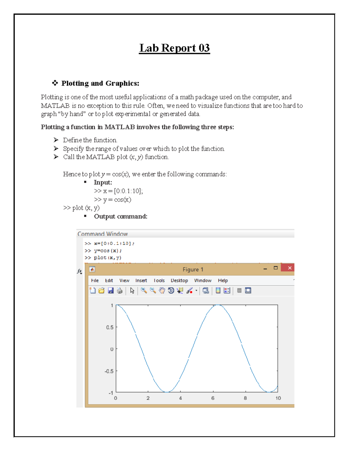 Lab Report 03.CT NA - Lab Report 03 Plotting and Graphics: Plotting is ...
