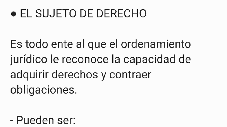 Repaso de Personas - Apuntes de Derecho 101 - Studocu