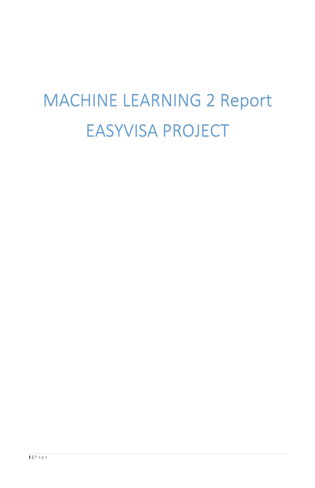 MACHINE LEARNING 2: Business Report on EasyVisa Project Insights - Studocu