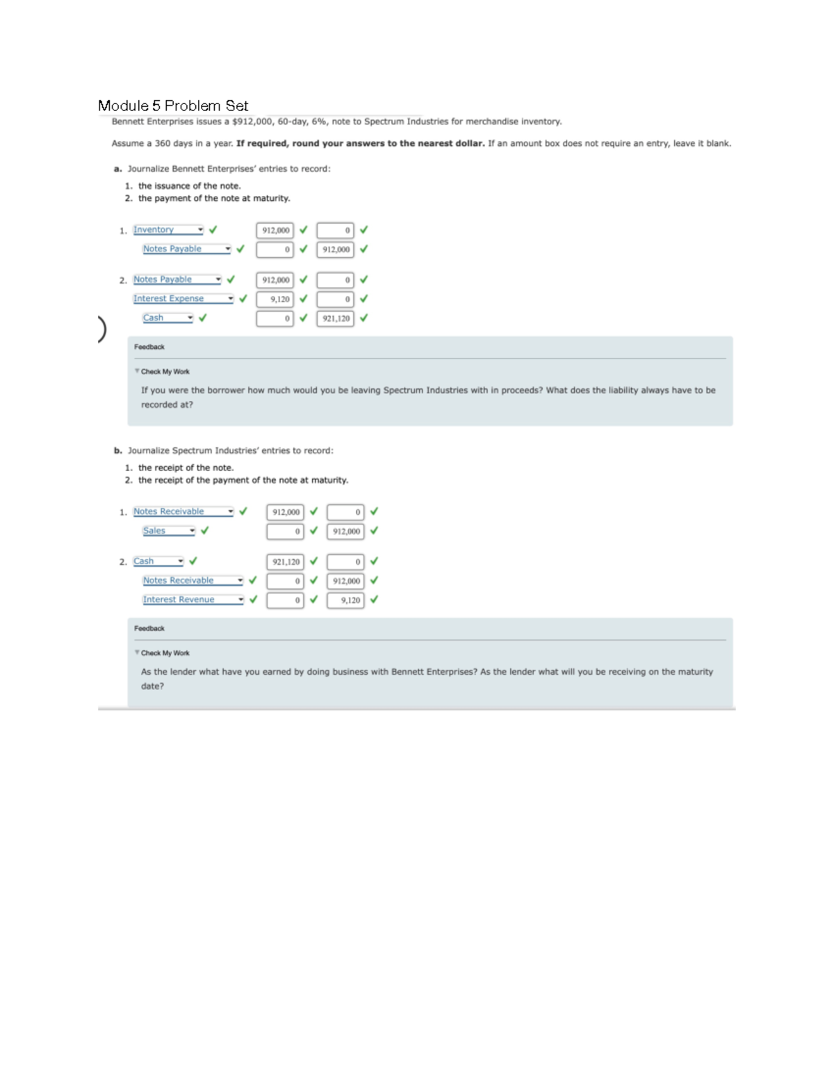ACC 201 Module 5 Problem Set: Journal Entries and Ratios Explained ...