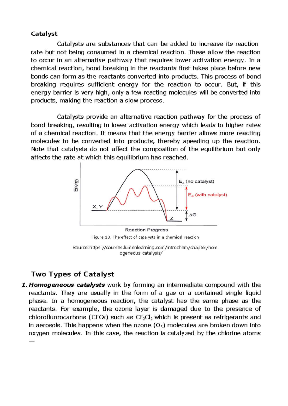 Catalyst - Guide for the students - Catalyst Catalysts are substances ...