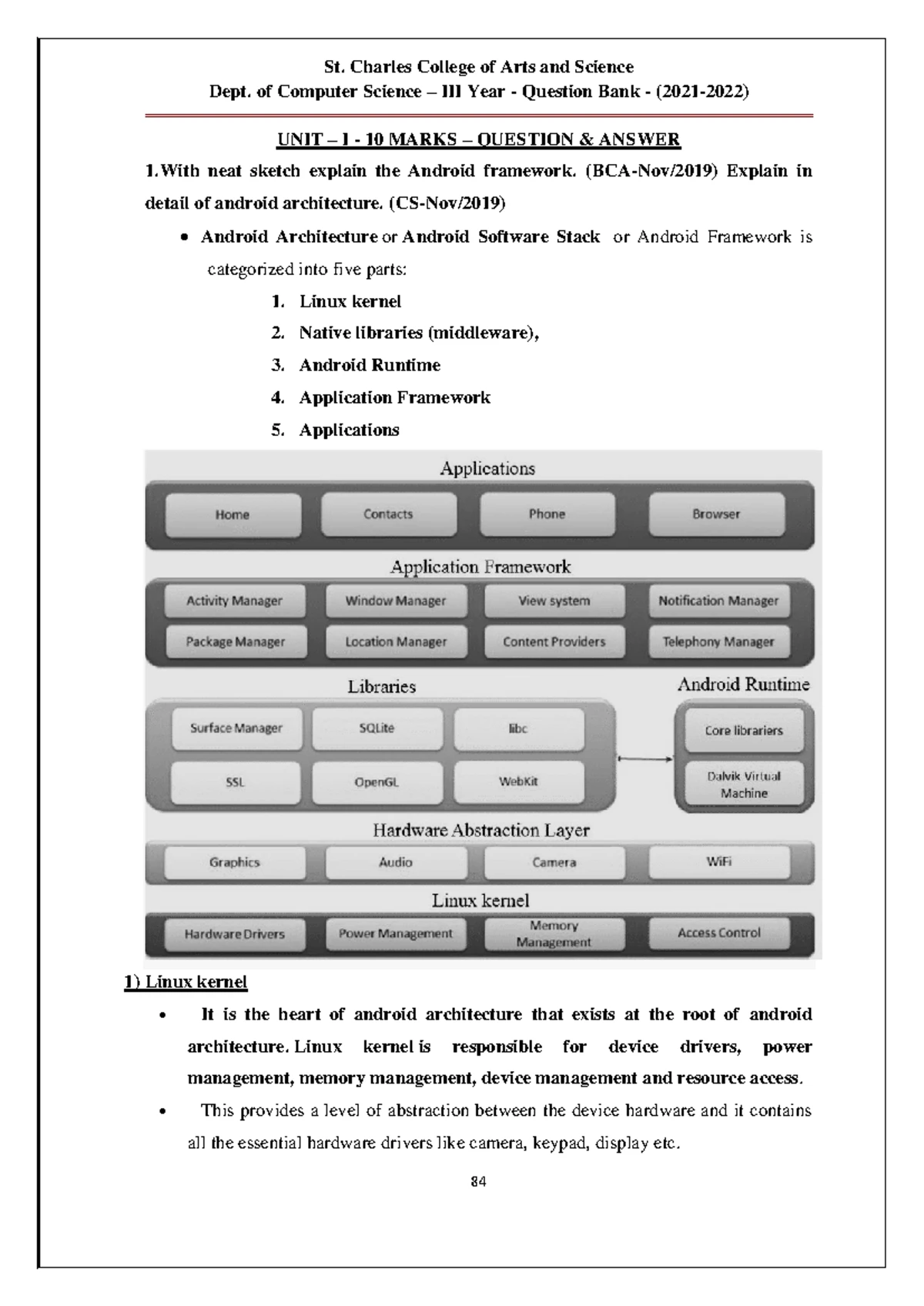 AI Important Questions for semester exams - Artificial Intelligence RCS - 702 B 4th Year (7th ...