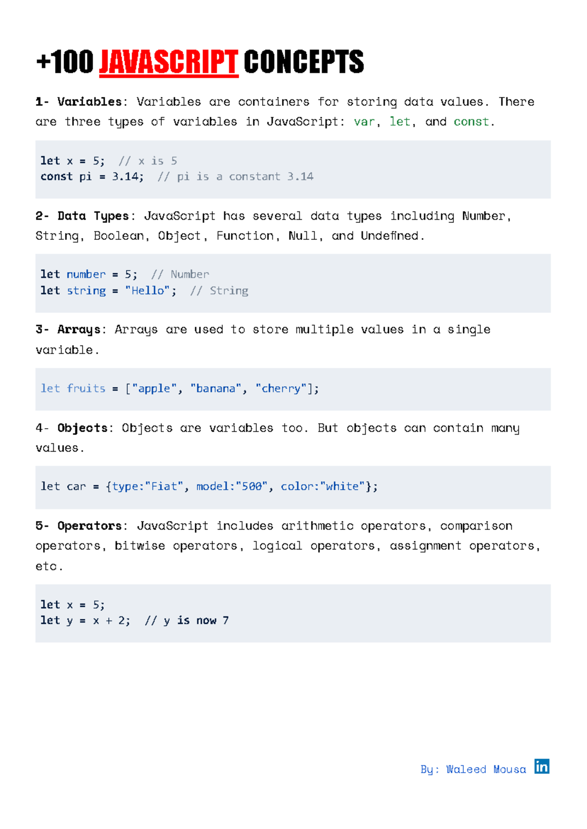 JAVASCRIPT CONCEPTS: Comprehensive Guide to Key Features and Functions - Studocu