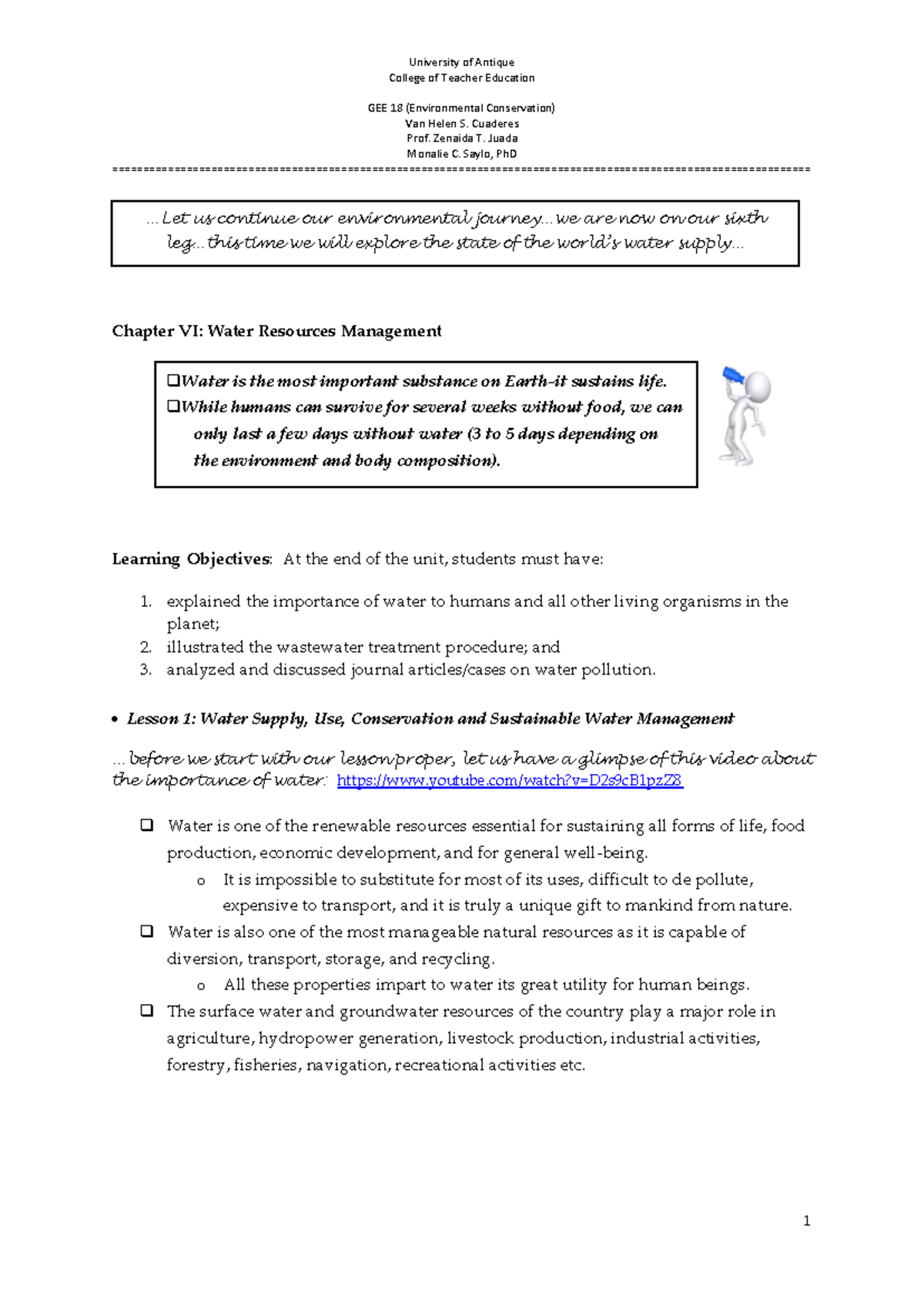 Learning Module in Envi Con -chapter 6 0c02fef9f2adb25a07d60094 ...