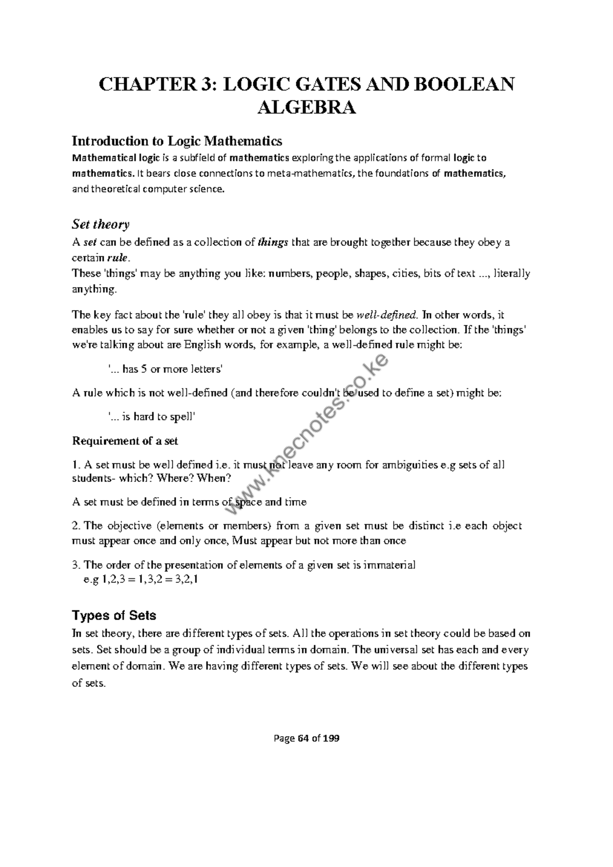 Chapter 3: Logic Gates and Boolean Algebra Concepts (3 LOGIC) - Studocu