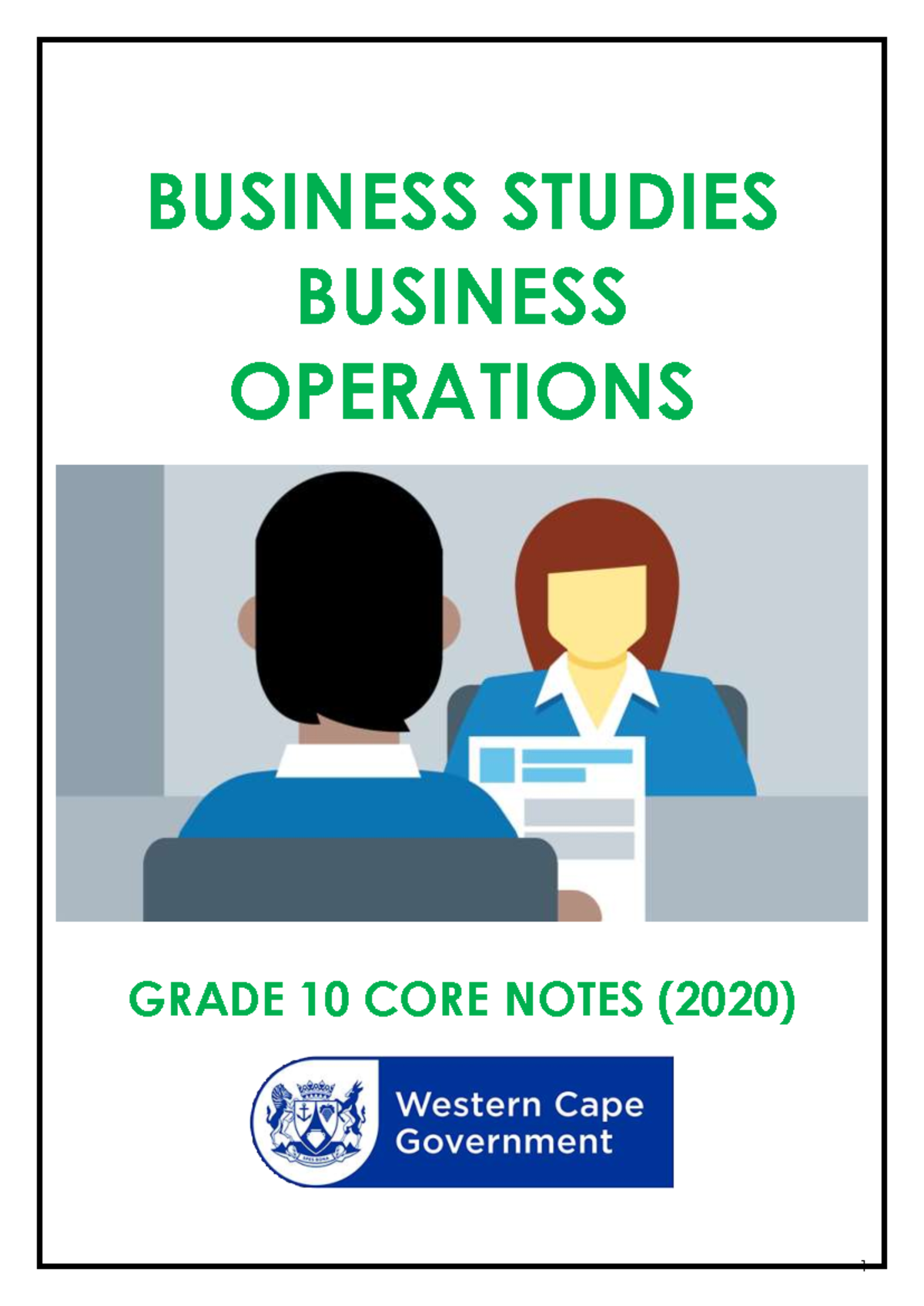BSTD G10 Core Notes on Business Operations (2020) - Studocu
