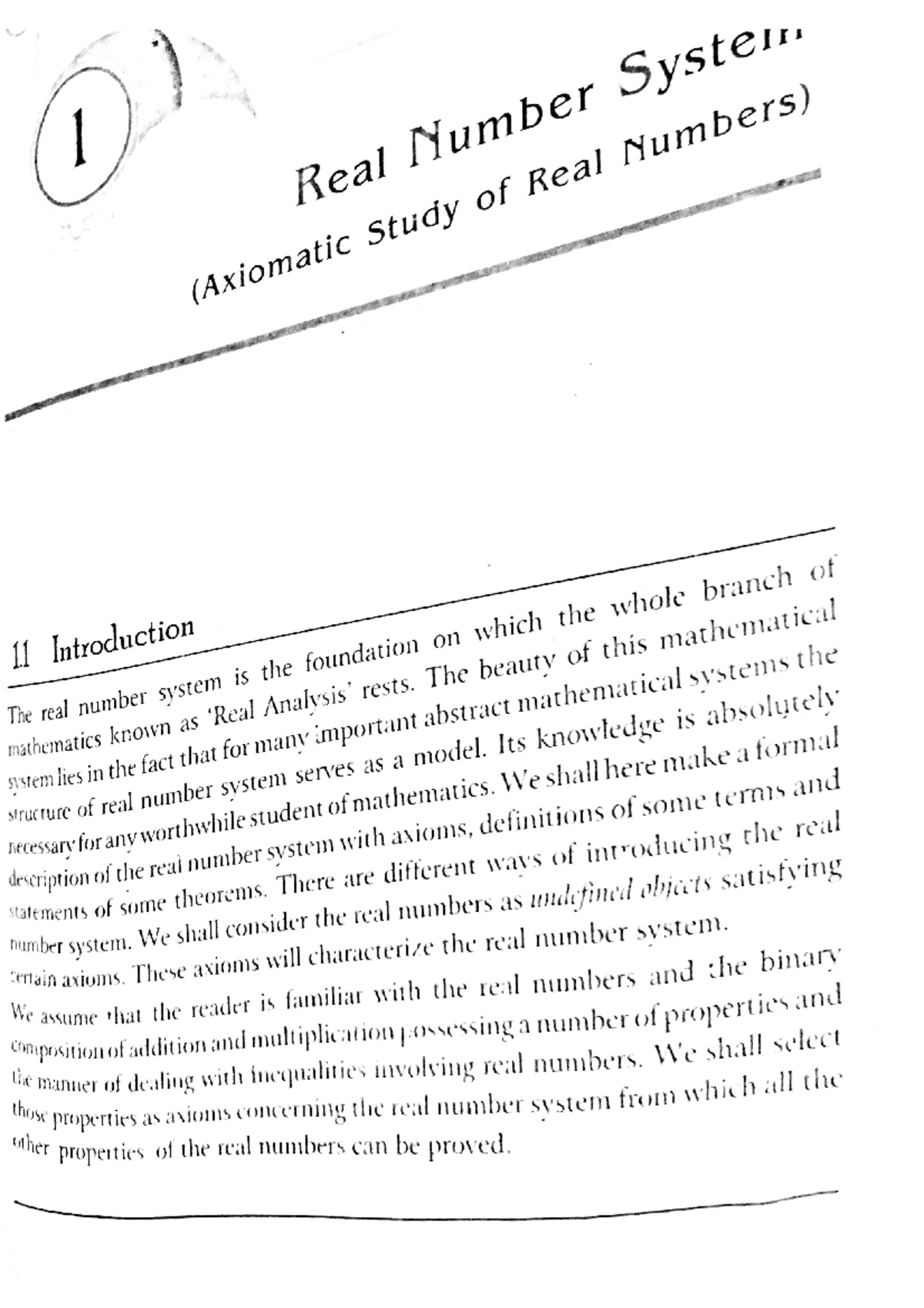 BSc 3rd year Maths(Analysis) Sec A Real Analysis Ch1 Real Number System ...