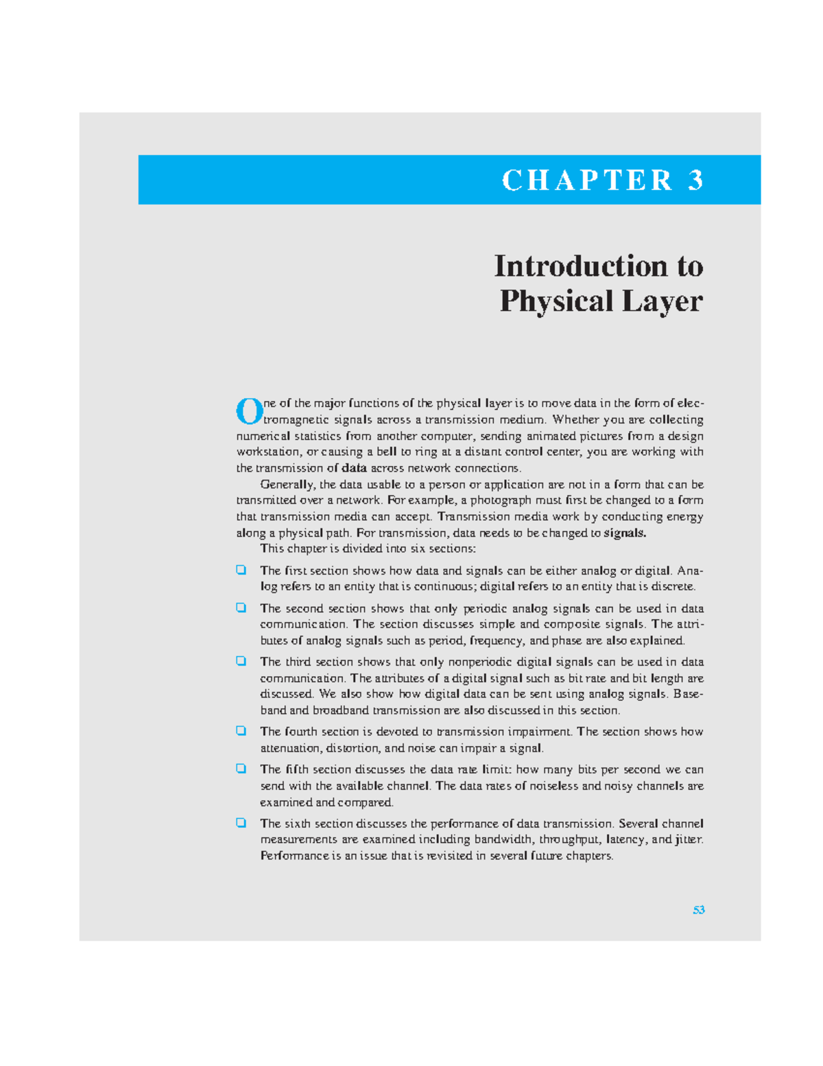 CHAPTER 3: Introduction to Physical Layer - Key Concepts and Signals ...