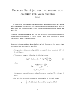 Problem Set 3 - asm - Problem Set 3 Yan Ji Question 1: Basic Concepts on Interest Rate Swaps (1/ ...