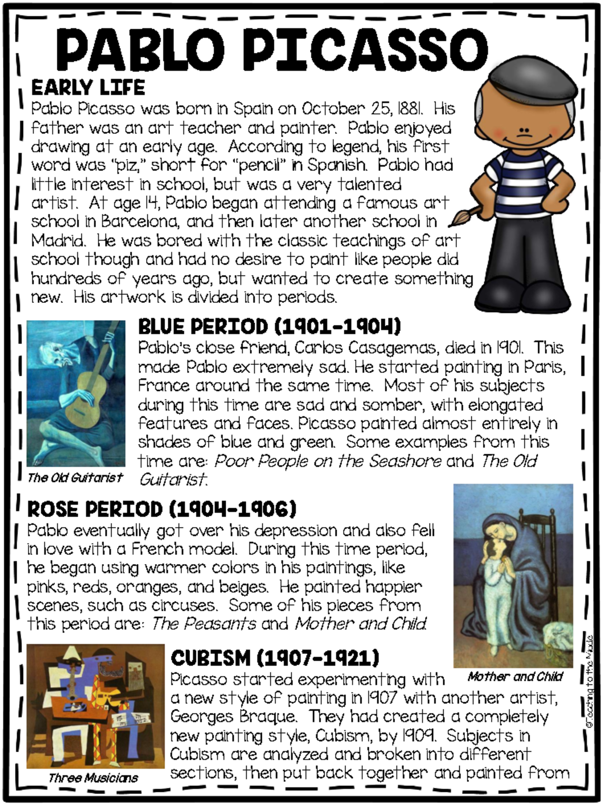 PABLO PICASSO: A Journey Through His Artistic Evolution - Art History-1 ...