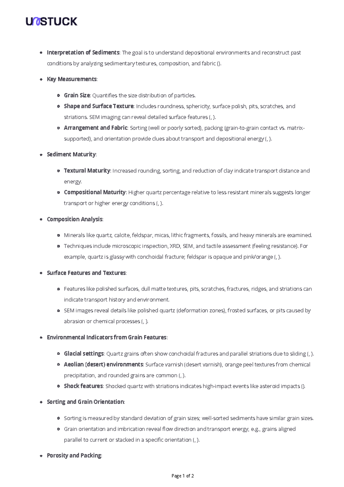 Sediment Analysis Techniques: Understanding Textures & Composition ...