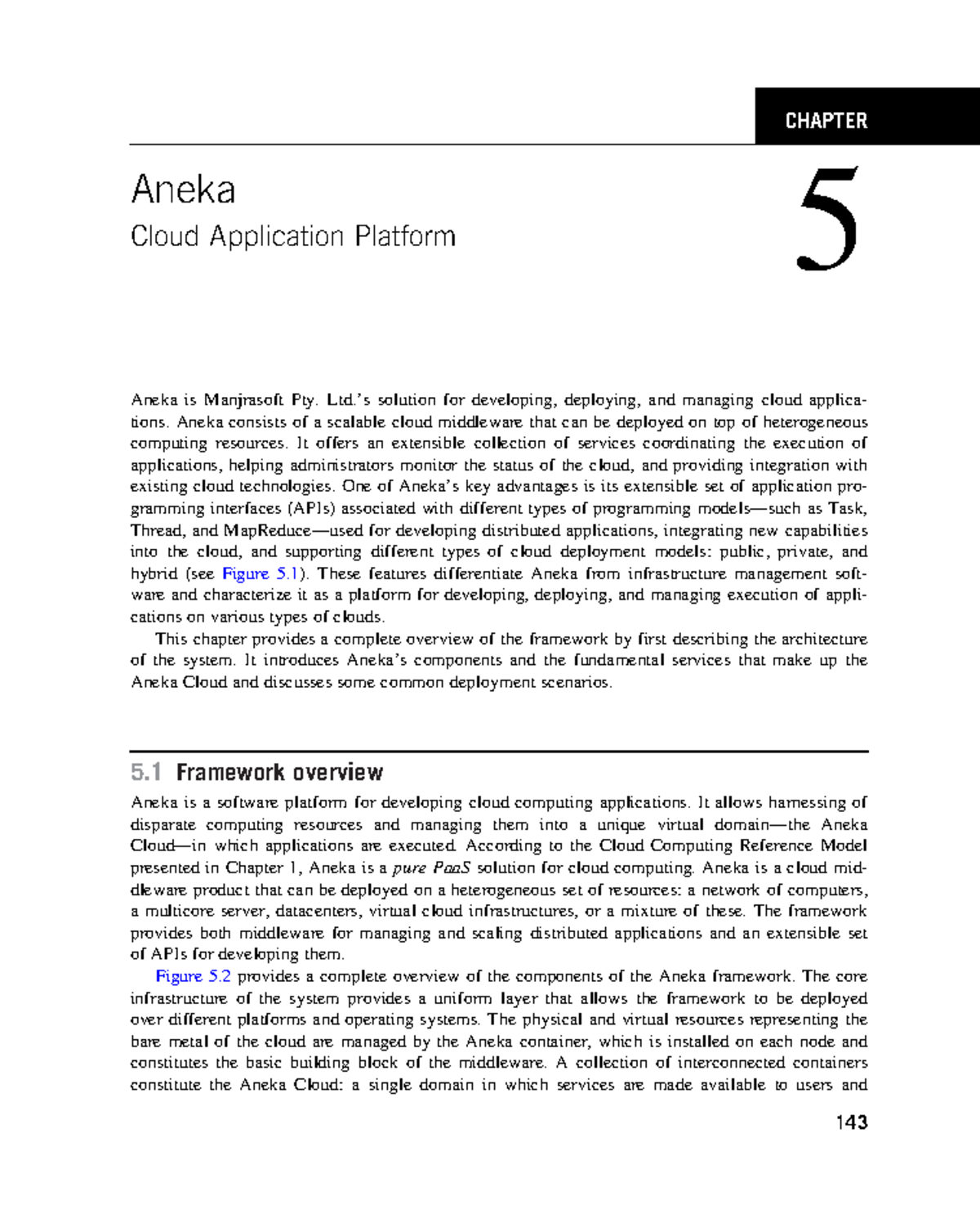 Aneka Chapter Notes - CHAPTER 5 Aneka Cloud Application Platform Aneka ...