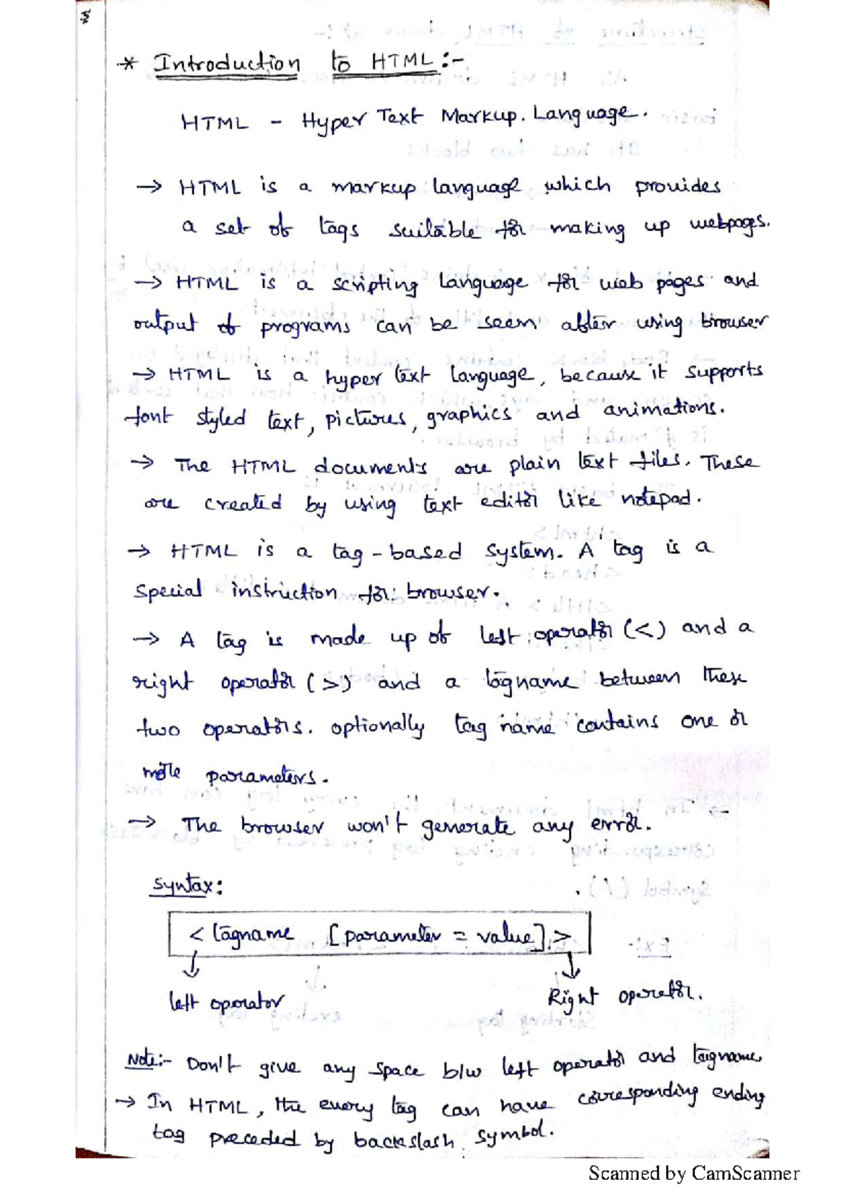 HTML Basics: An Introduction to Hyper Text Markup Language - Studocu