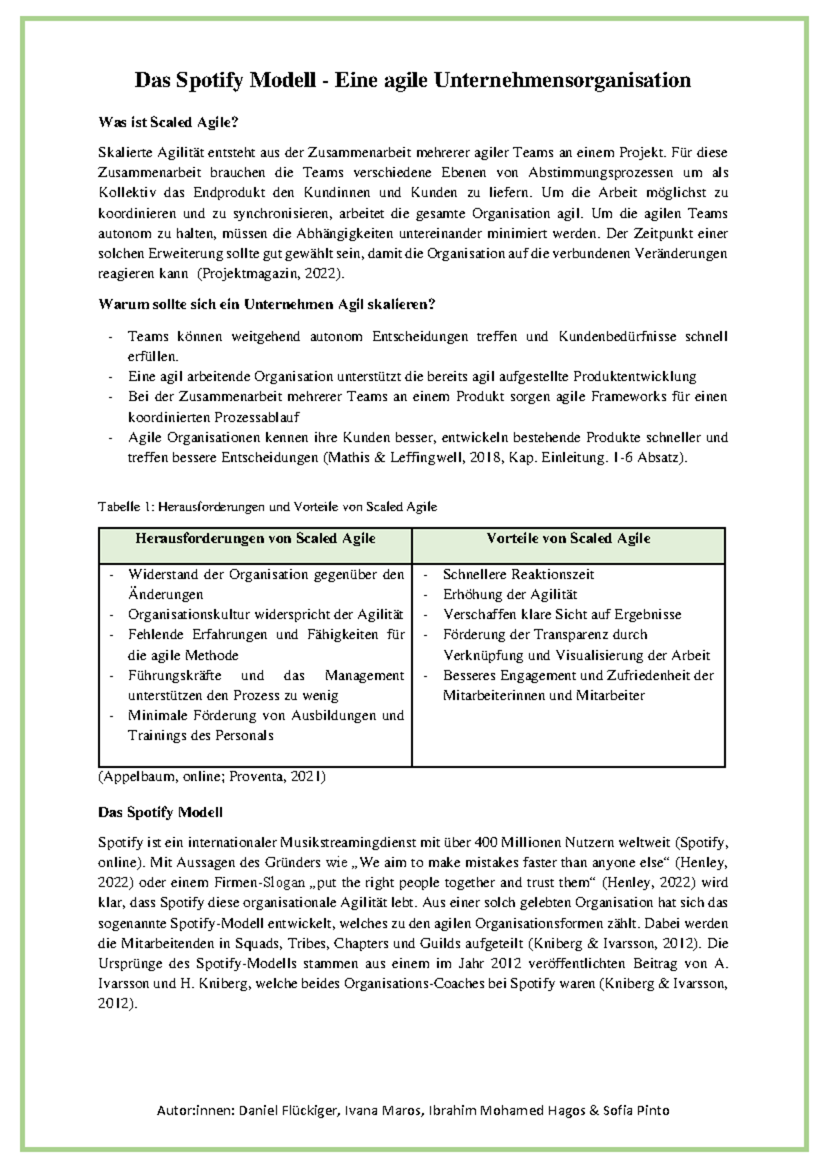Scaling Agile im Spotify-Modell: Eine Analyse der Struktur und Vorteile ...