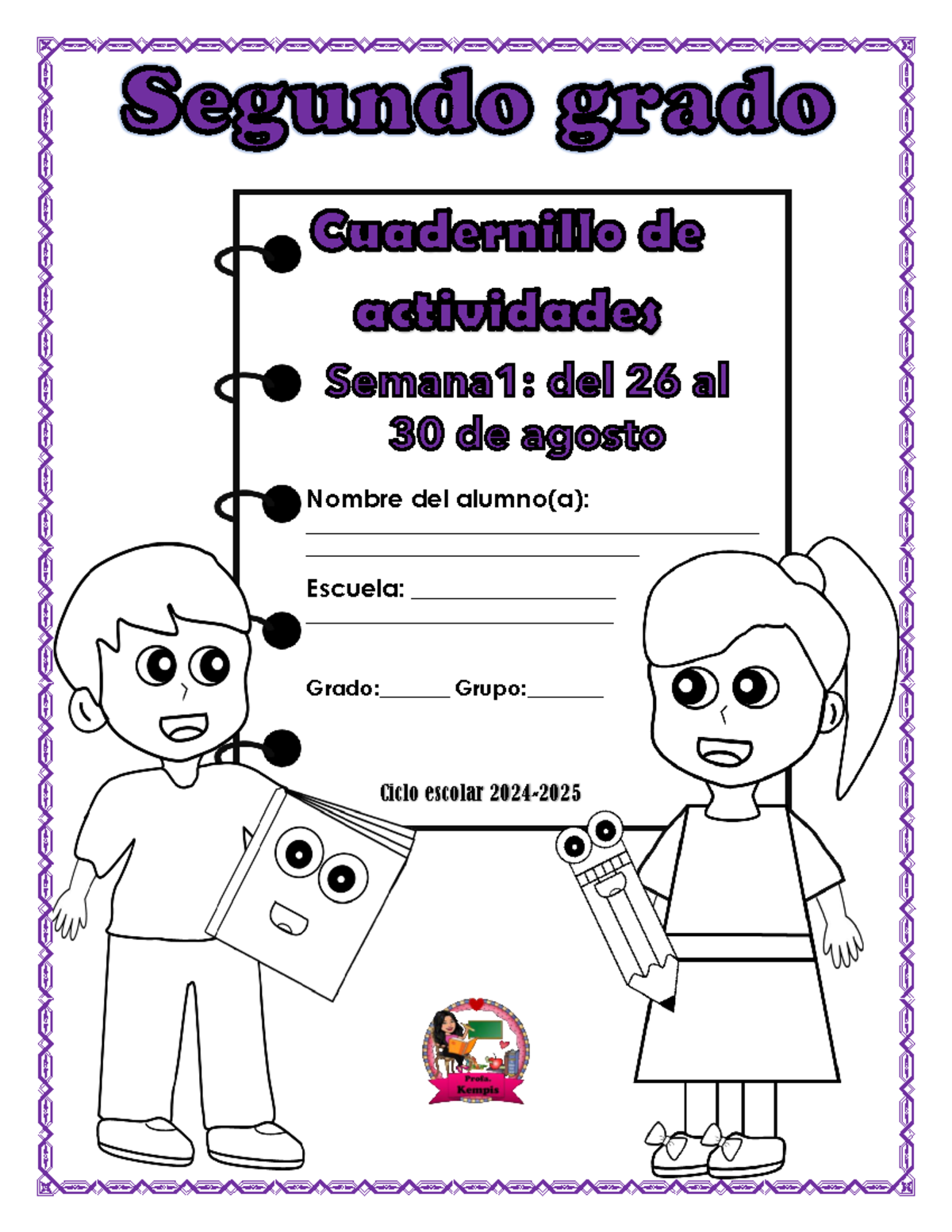 Cuadernillo de Actividades - 2° S1 Profa. Kempis (2024-2025) - Studocu