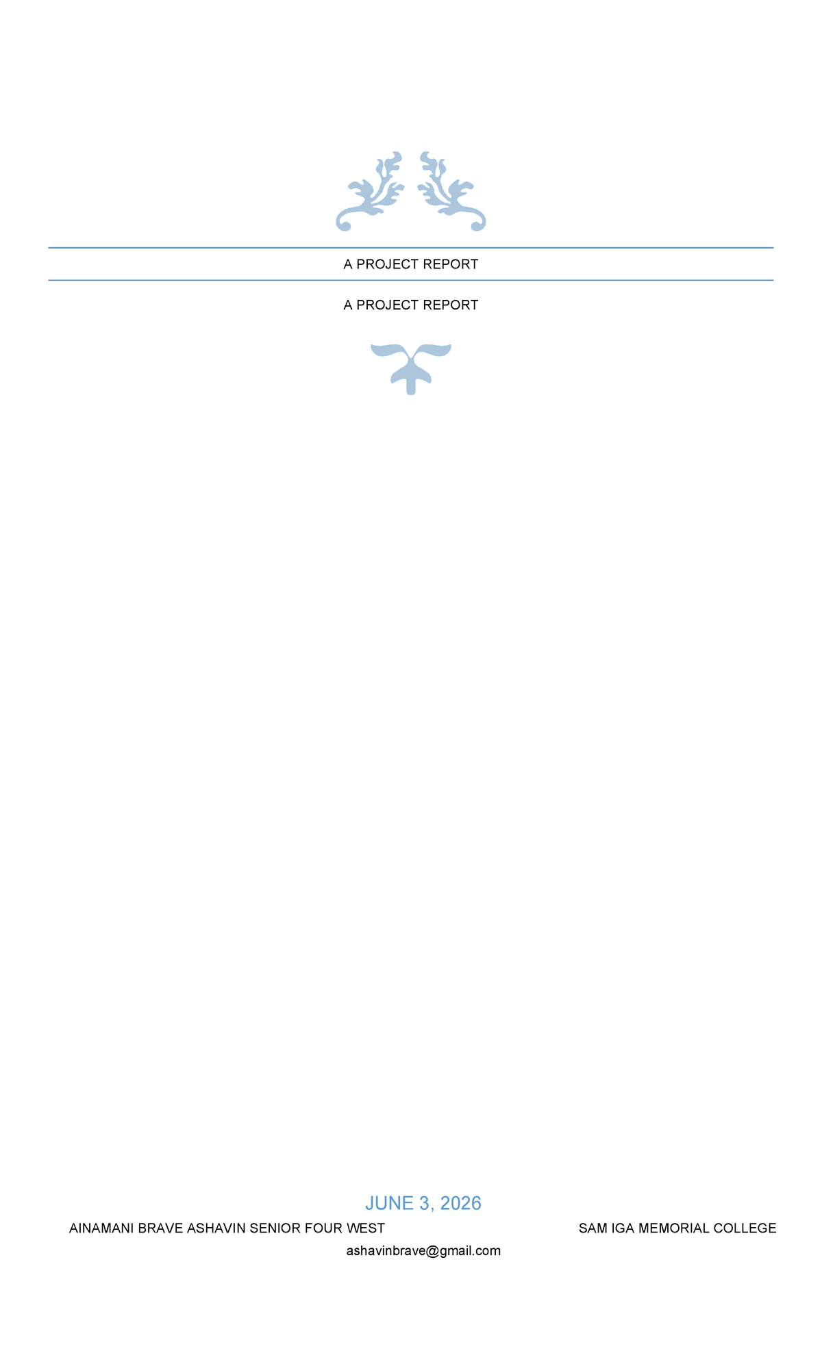 Wireless Charger Project Report - Senior Four, Ainamani College - Studocu