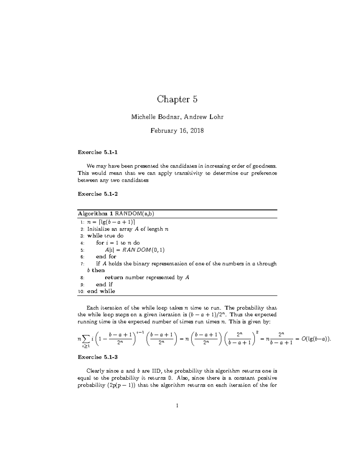 Ch5 - Notes - Chapter 5 Michelle Bodnar, Andrew Lohr February 16, 2018 ...