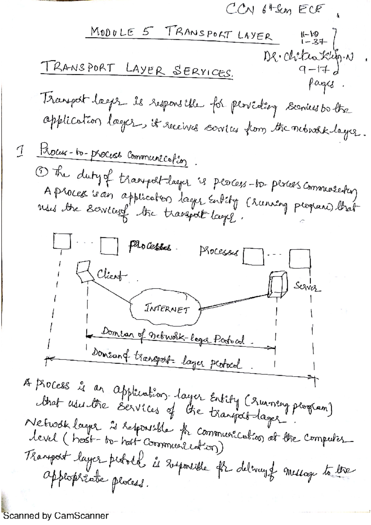 Ccn mod5 - Cn module 5 - Computer Networks - Studocu