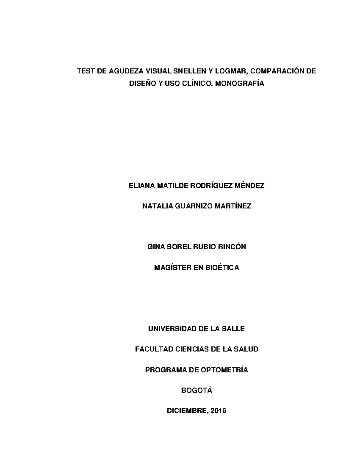 Logmar - TEST DE AGUDEZA VISUAL SNELLEN Y LOGMAR, DE Y USO ELIANA ...