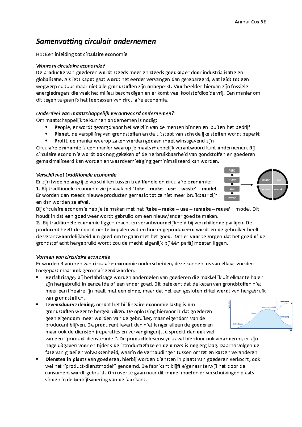 Samenvatting Economie VWO Domein E Ruilen over de Tijd - Domein E ...