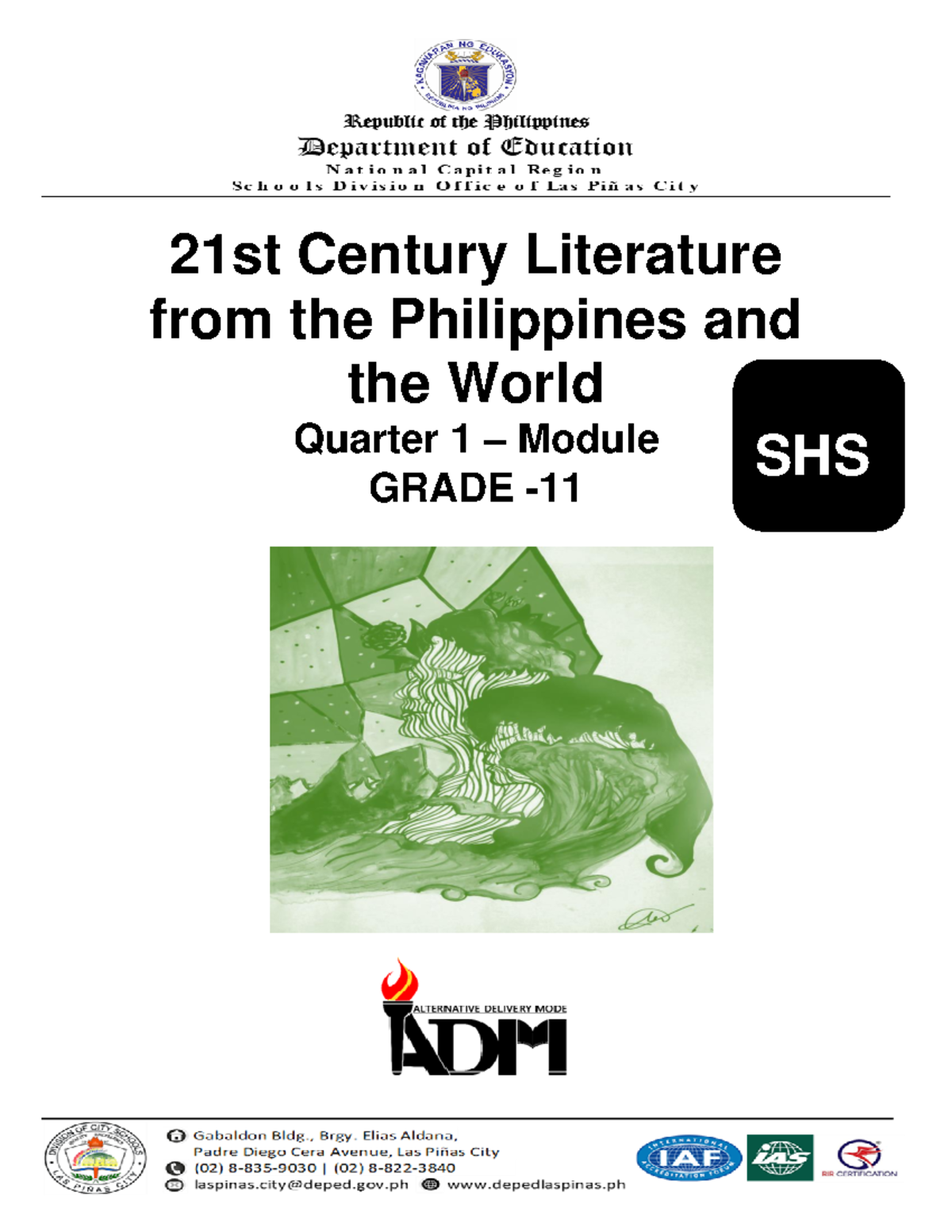 ADM 21st Century Q1 Grade 11 - 21st Century Literature from the ...