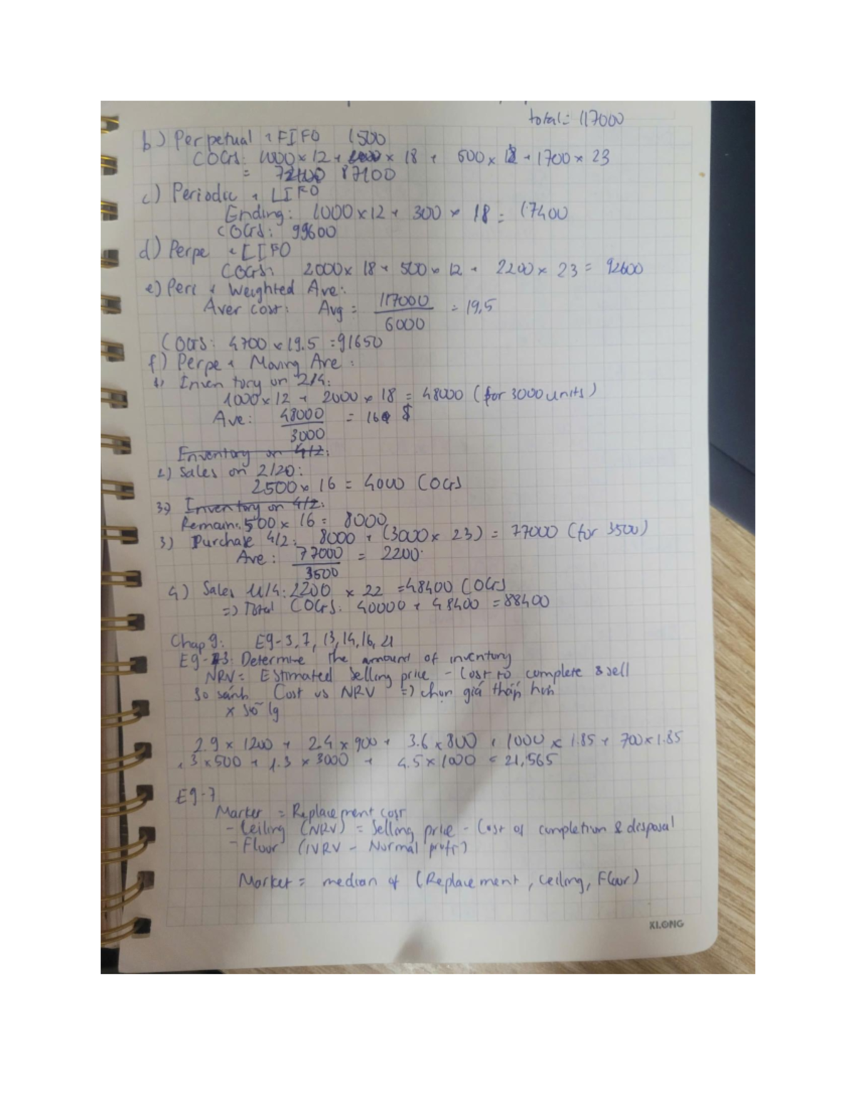 Chap 8 ACCT II - Inventory Valuation Methods: FIFO & LIFO Analysis ...