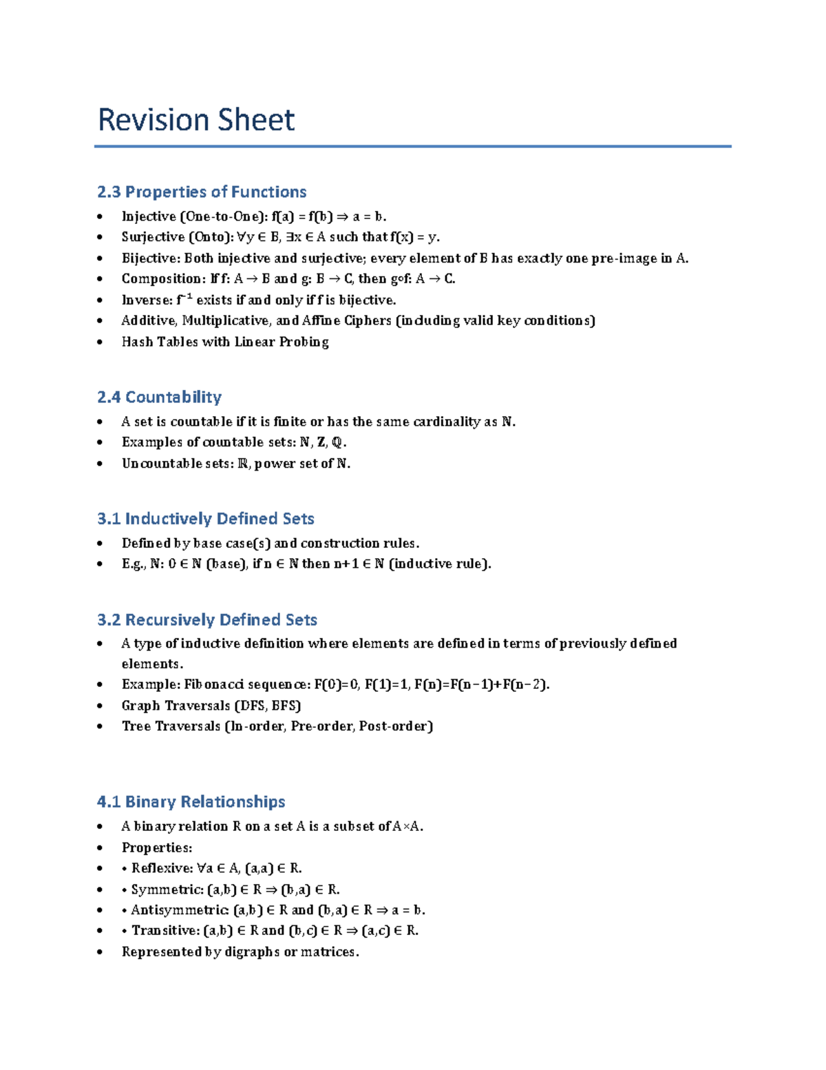 Algorithm & Data Structures Overview: Graphs, Trees & Ciphers Study ...