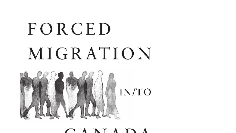 Forced Migration in Canada: From Colonization to Refugee Resettlement ...